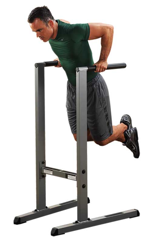 Body-Solid Dip Station w/ Slip-Proof Rubber Grips | Abt