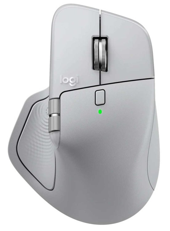 logitech ergonomic mouse white