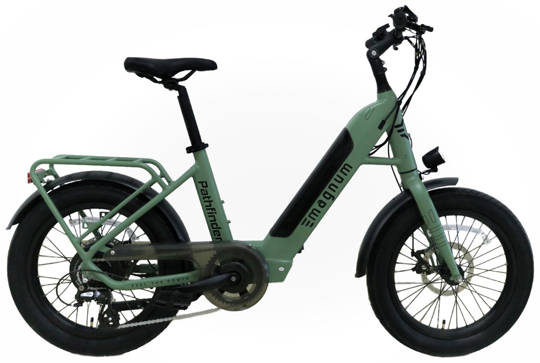 Magnum Pathfinder 500W Electric Bike - PATHFINDER-GRN-500W