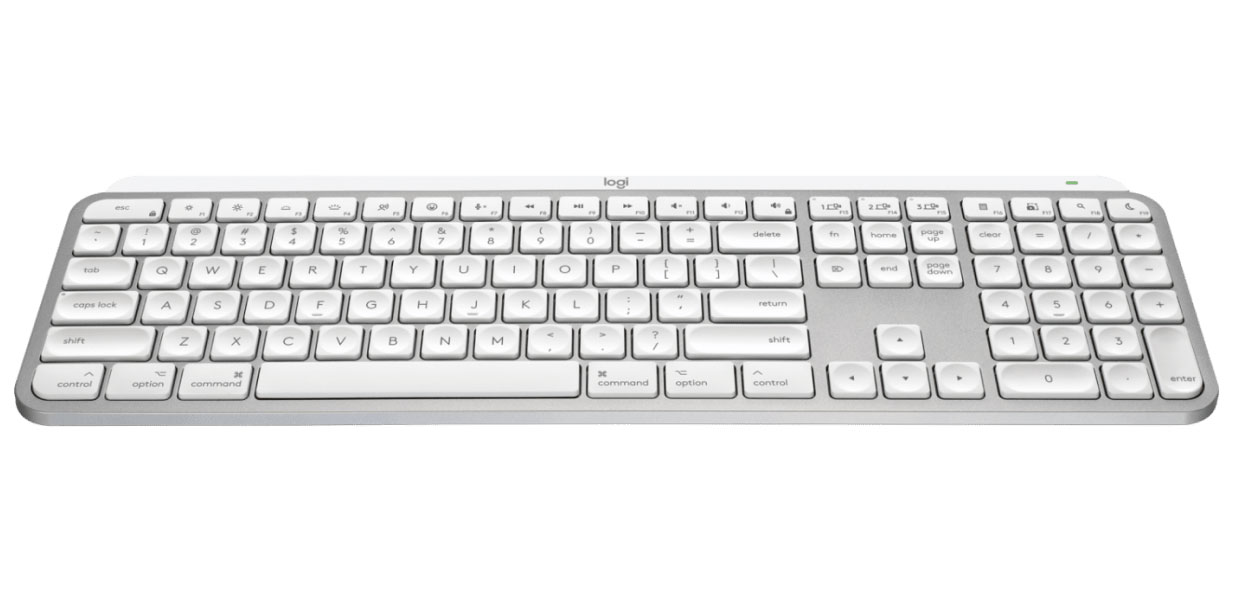 Logitech MX Keys S Wireless Keyboard Mac Pale Gray - 920-011622