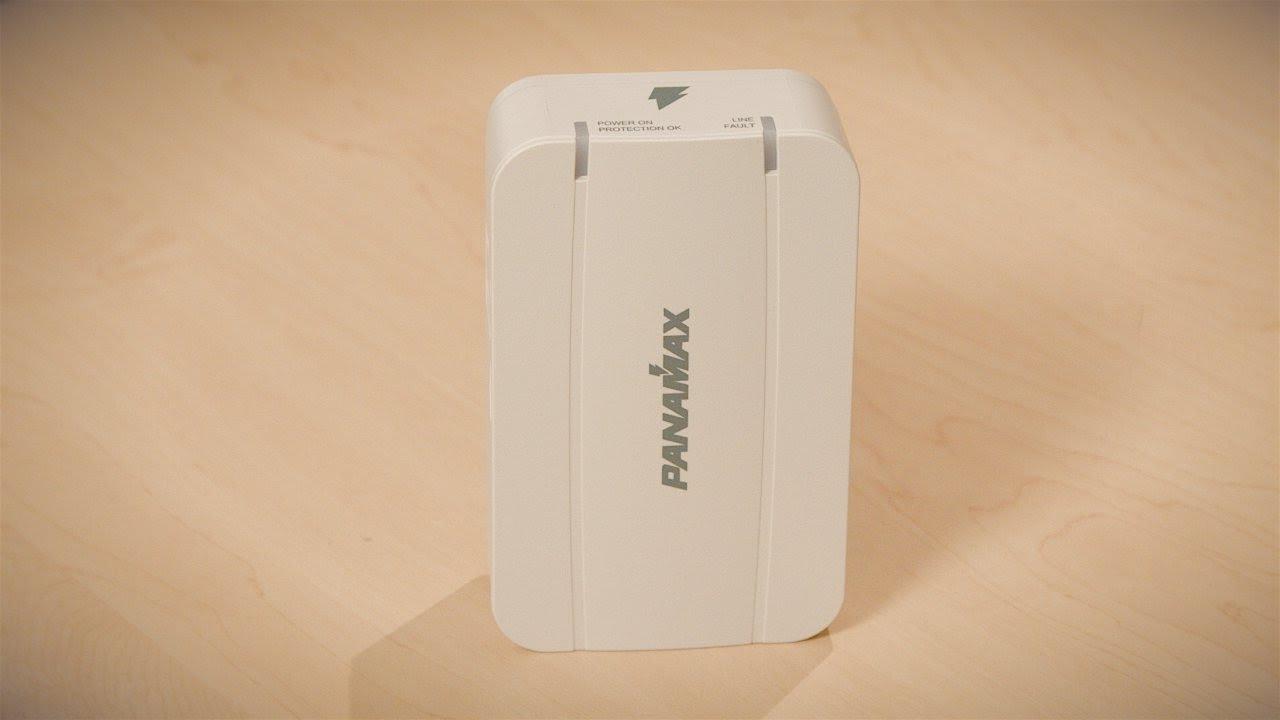 Panamax 2-Outlet Plug-In Surge Protector White - MD2 | Abt