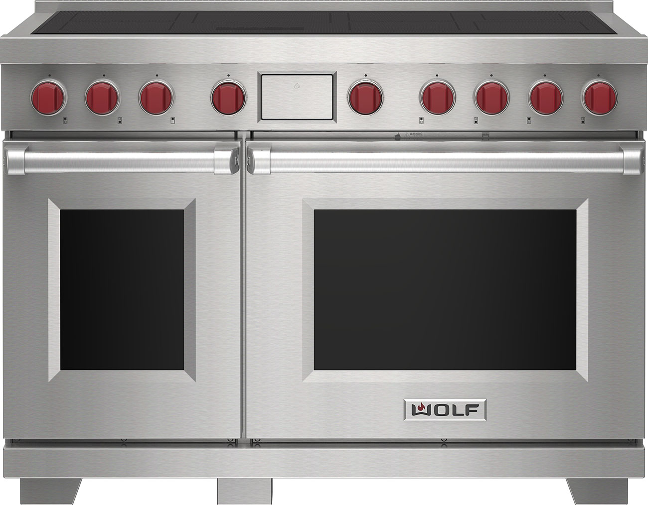 Wolf Professional Induction Range 48-Inch in Stainless Steel - IR48751/S/P