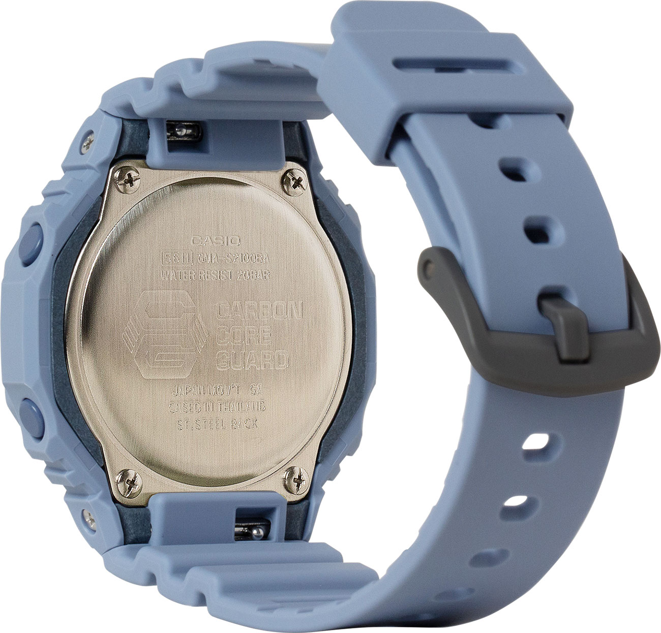 G-Shock Analog-Digital Light Blue Resin Strap Watch GMAS2100BA22