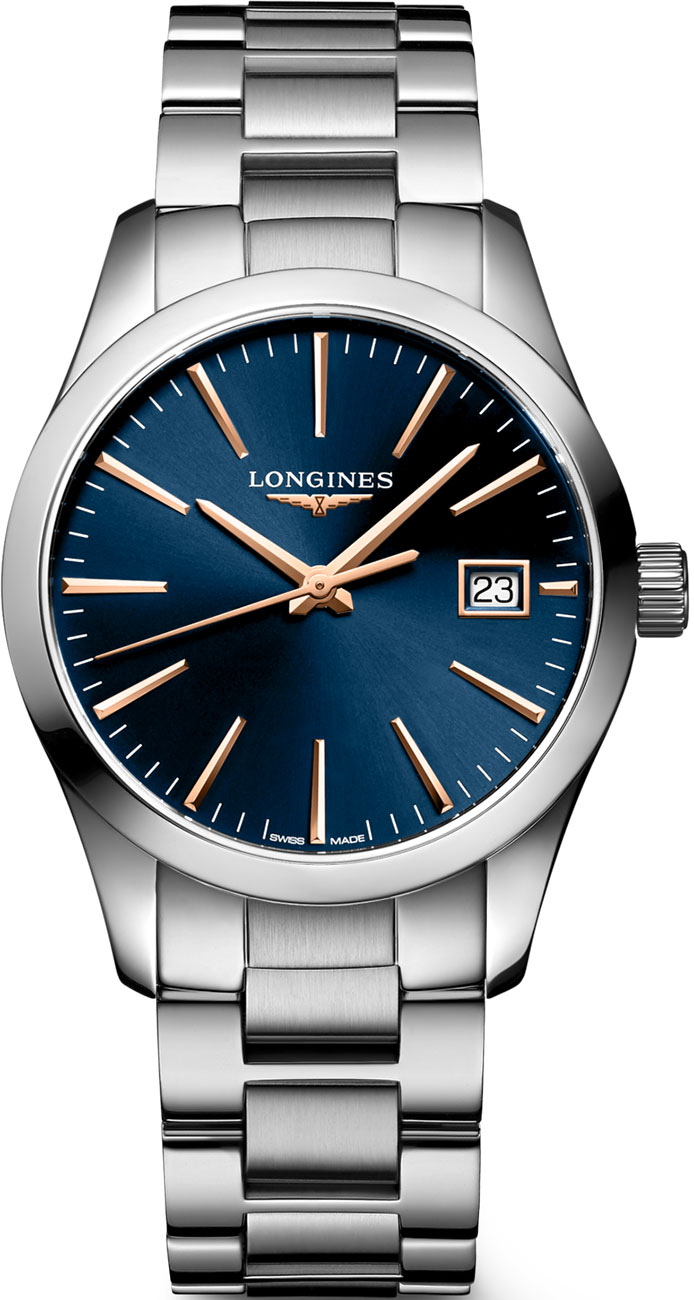 Longines Conquest Classic Blue Dial SS Watch L2.386.4.92.6