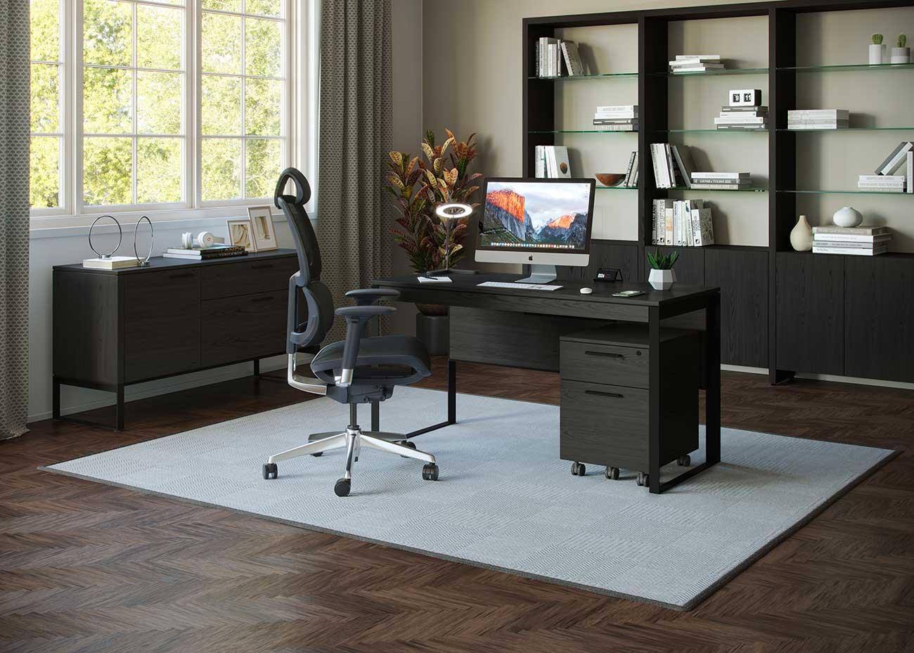 Modern Minimalism with BDI Linea Home Office Furniture | Abt