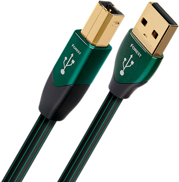AudioQuest Forest USB A To B Cable - USBFORESTA2BPOINT75M