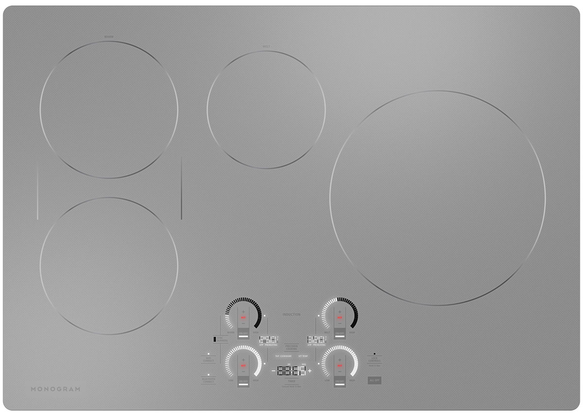 Monogram 30" Stainless Induction Cooktop ZHU30RSTSS | Abt