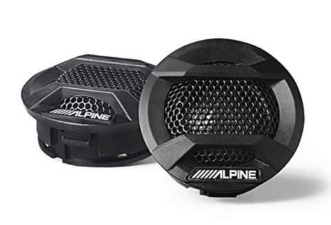 Alpine 1" Type-S Silk Dome Tweeter Set (Pair) - S-S10TW