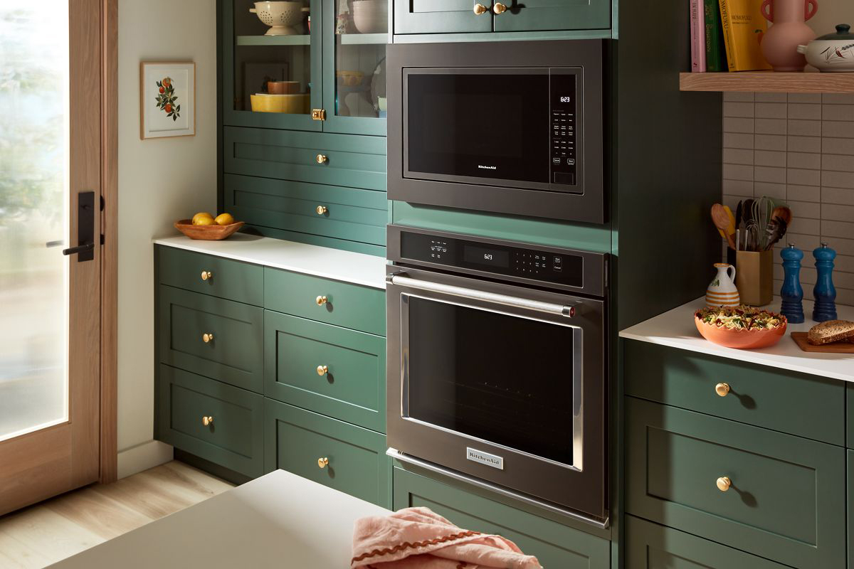 KitchenAid 27-Inch Trim Kit For Countertop Microwave MTK1627PB | Abt