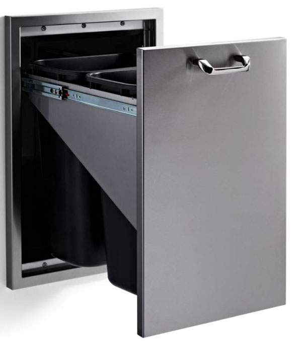 Lynx Classic Trash & Recycle Bin Stainless Steel | Abt