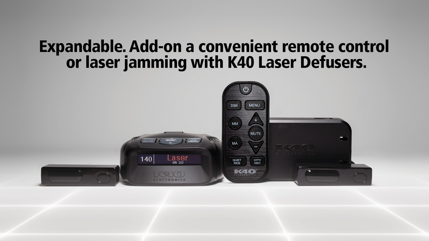 K40 Platinum100 Portable Radar And Laser Detector - K40-100