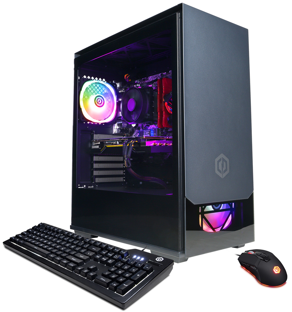 CyberPowerPC Gamer Master Black Gaming Desktop - GMA9320CPG
