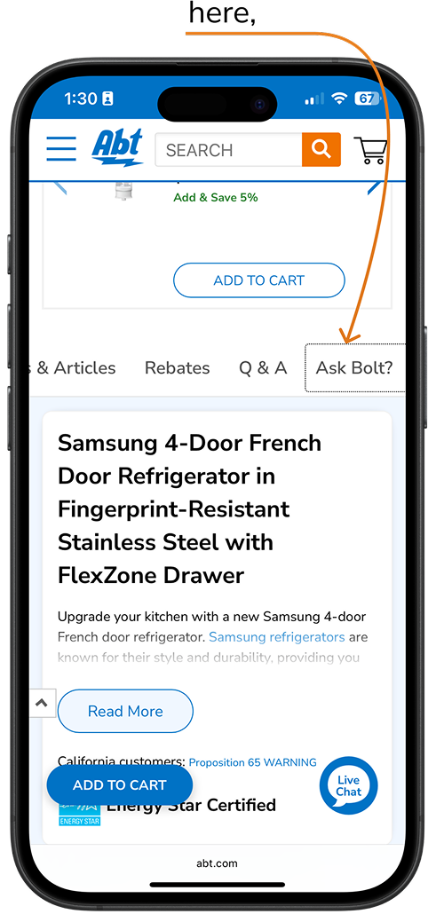 Introducing Bolt: Your AI Shopping Assistant | Abt