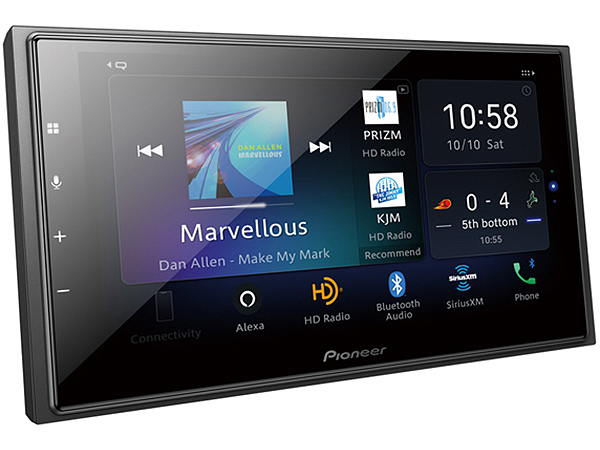 Pioneer Double-DIN Receiver Touchscreen with Alexa | Abt
