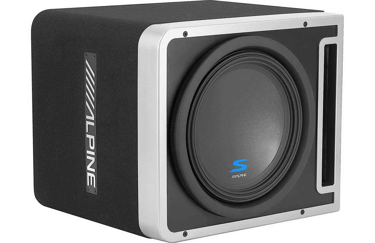 Alpine Pre-Loaded S-Series 12" Subwoofer Enclosure - S-SB12V