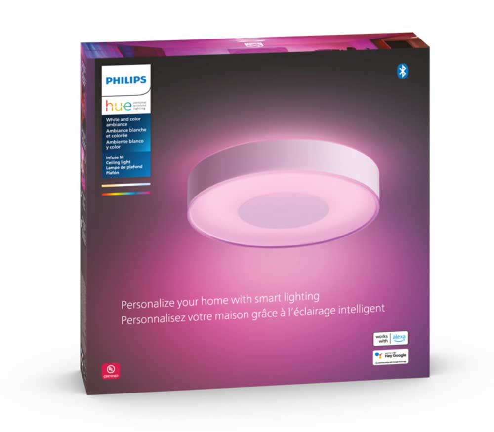 Philips Hue Infuse LED White Ceiling Lamp - 4116331U9 | Abt