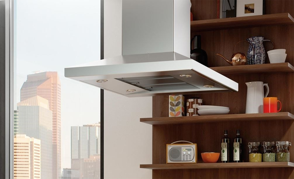 Wolf VI42S 42 Inch Stainless Steel Island Hood | Abt