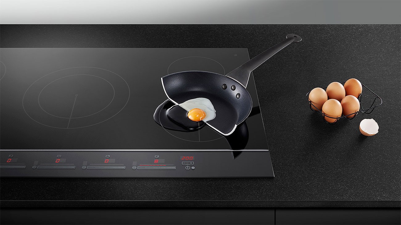 Fisher & Paykel 36" Black Induction Cooktop CI365DTB4 | Abt