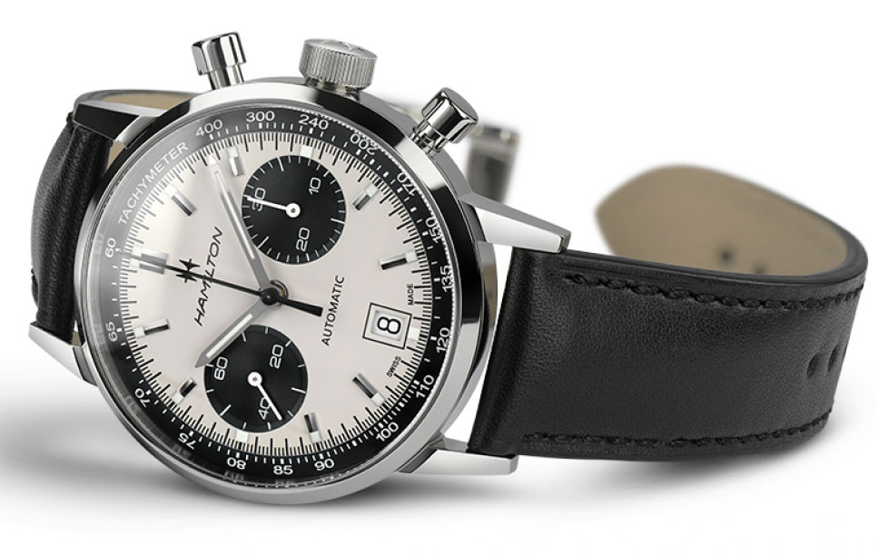Hamilton Intra-Matic Auto Chrono Stainless Mens Watch - H38416711