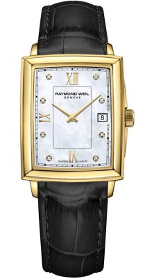 Raymond Weil Toccata Quartz Champagne Dial Gold SS Watch 5925-P-00100