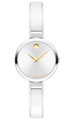 Movado BOLD Horizon Chalk Dial Gold-Tone Watch 3601088