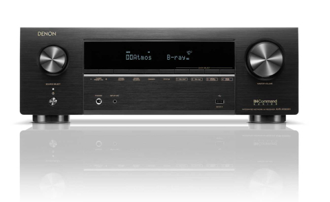 Denon 5.2-Channel Black 8K A/V Receiver - AVRS570BT