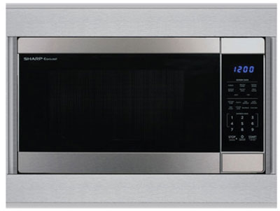 Sharp 27-Inch Built-In Microwave Trim Kit - SKM427F9HS | Abt