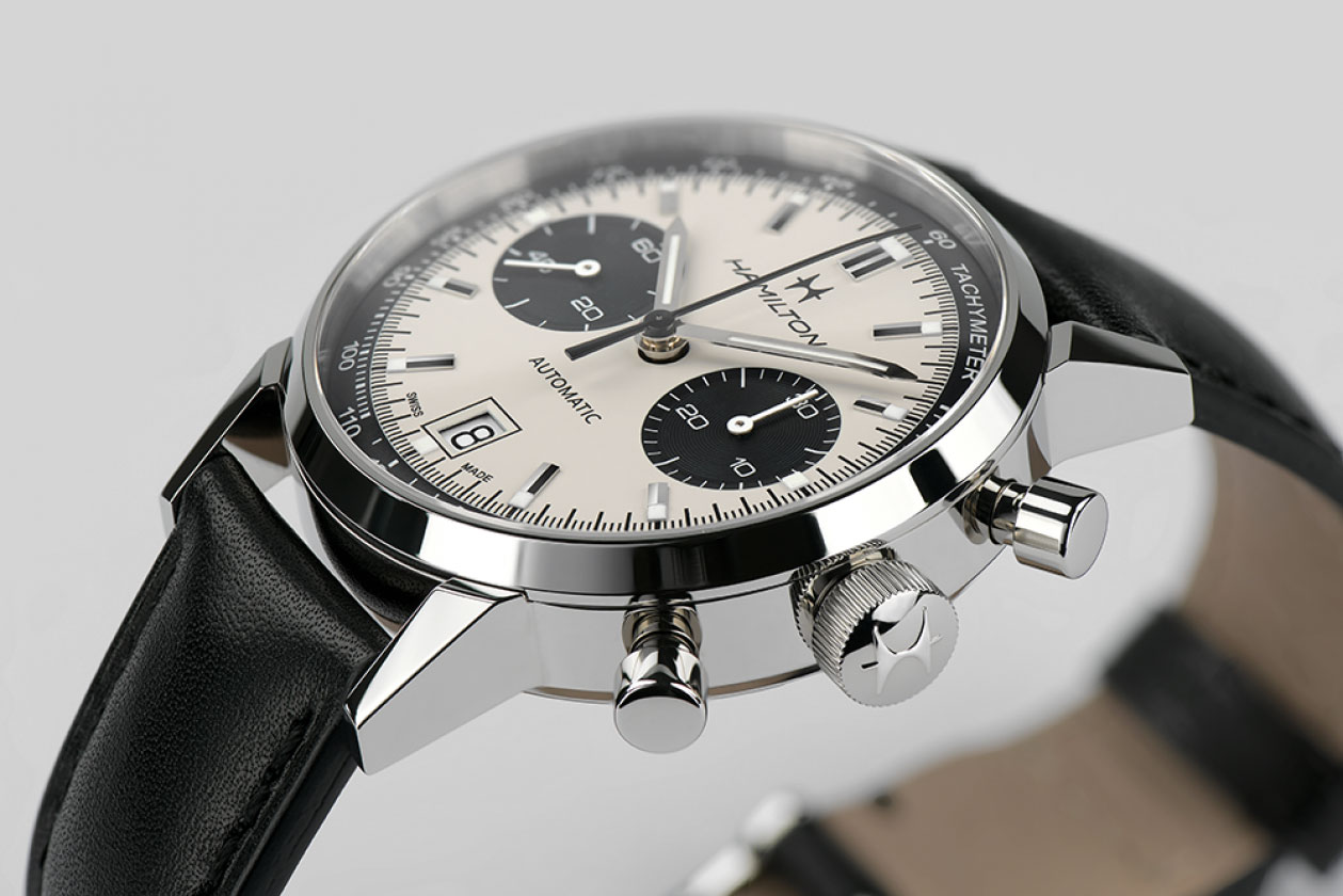 Hamilton Intra-Matic Auto Chrono Stainless Mens Watch - H38416711