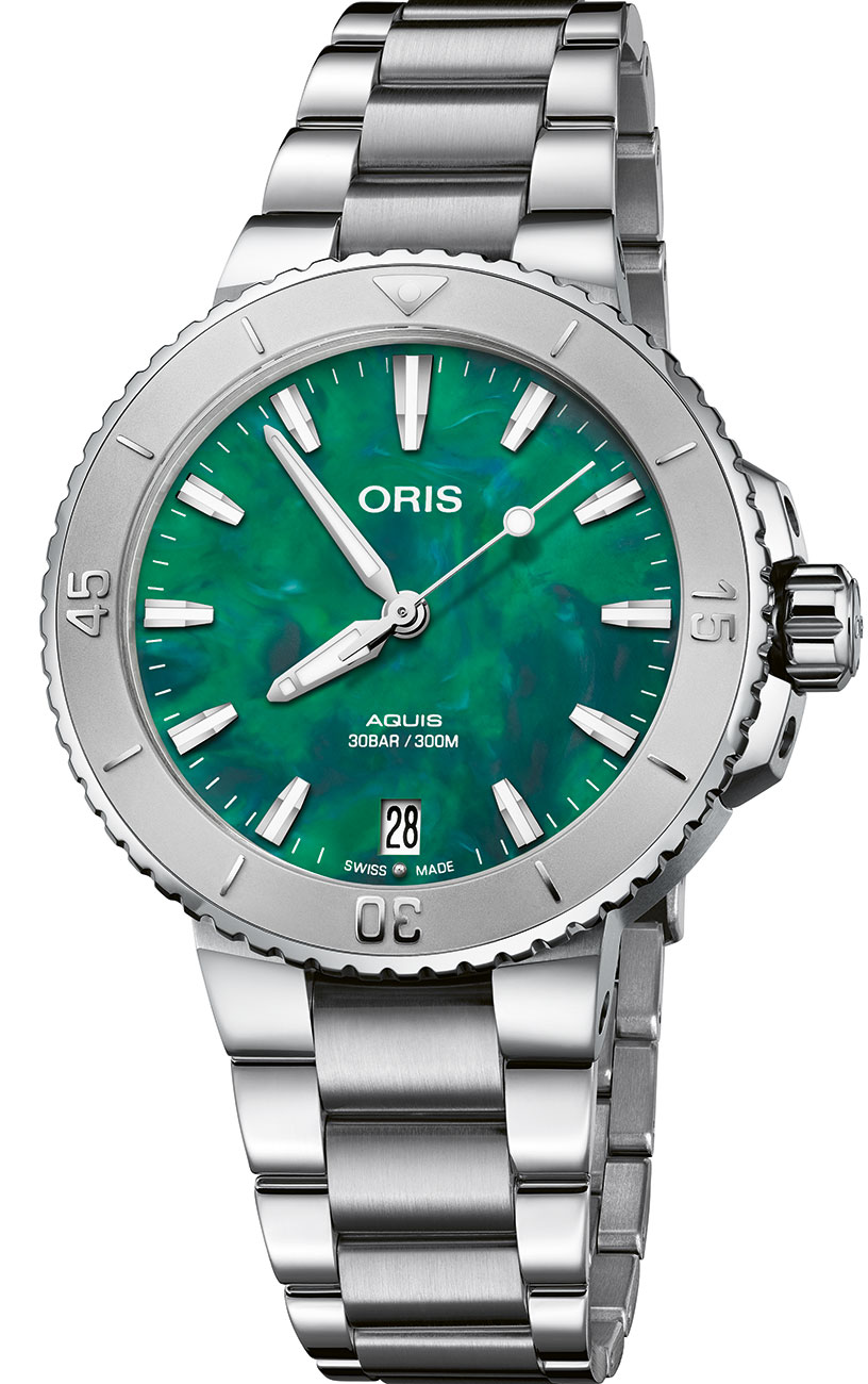 Oris Aquis X Bracenet Watch 36mm - 01 733 7770 4137-07 8 18 05P