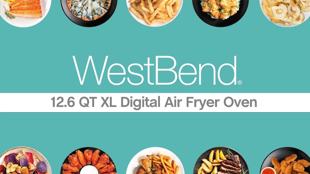 West Bend 12.6 Wt. XL Digital Air Fryer Oven Features | Abt Videos