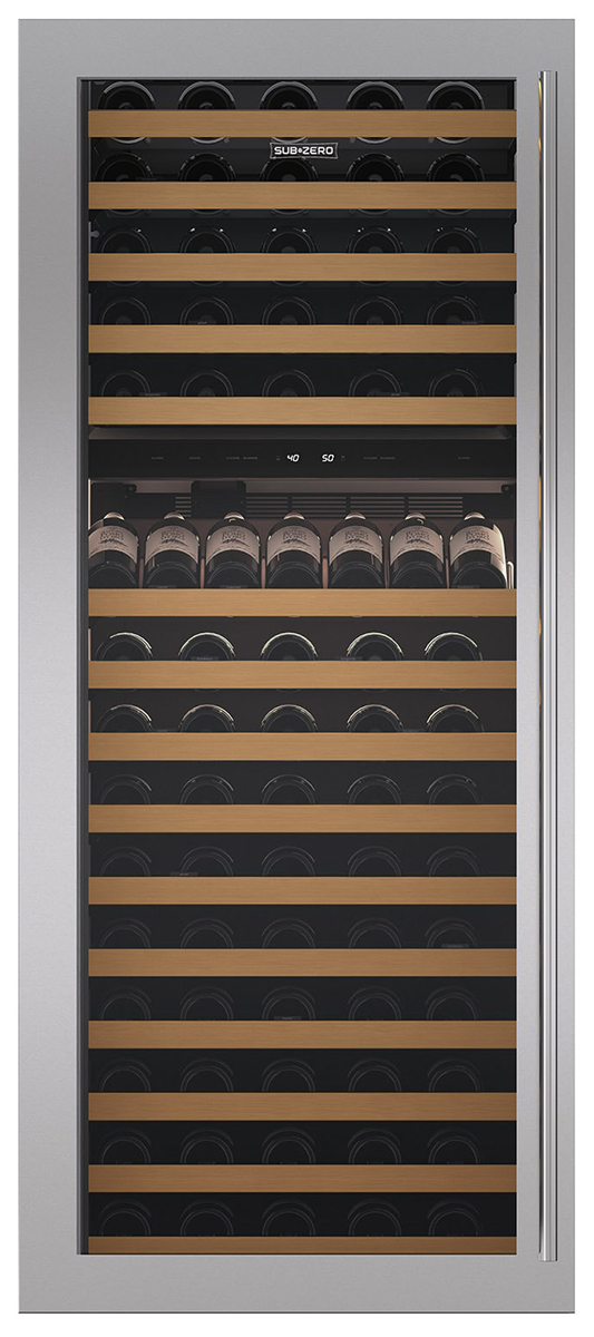 Sub-Zero Refrigerators - Inset Door Panel Stainless Frame - 9038448