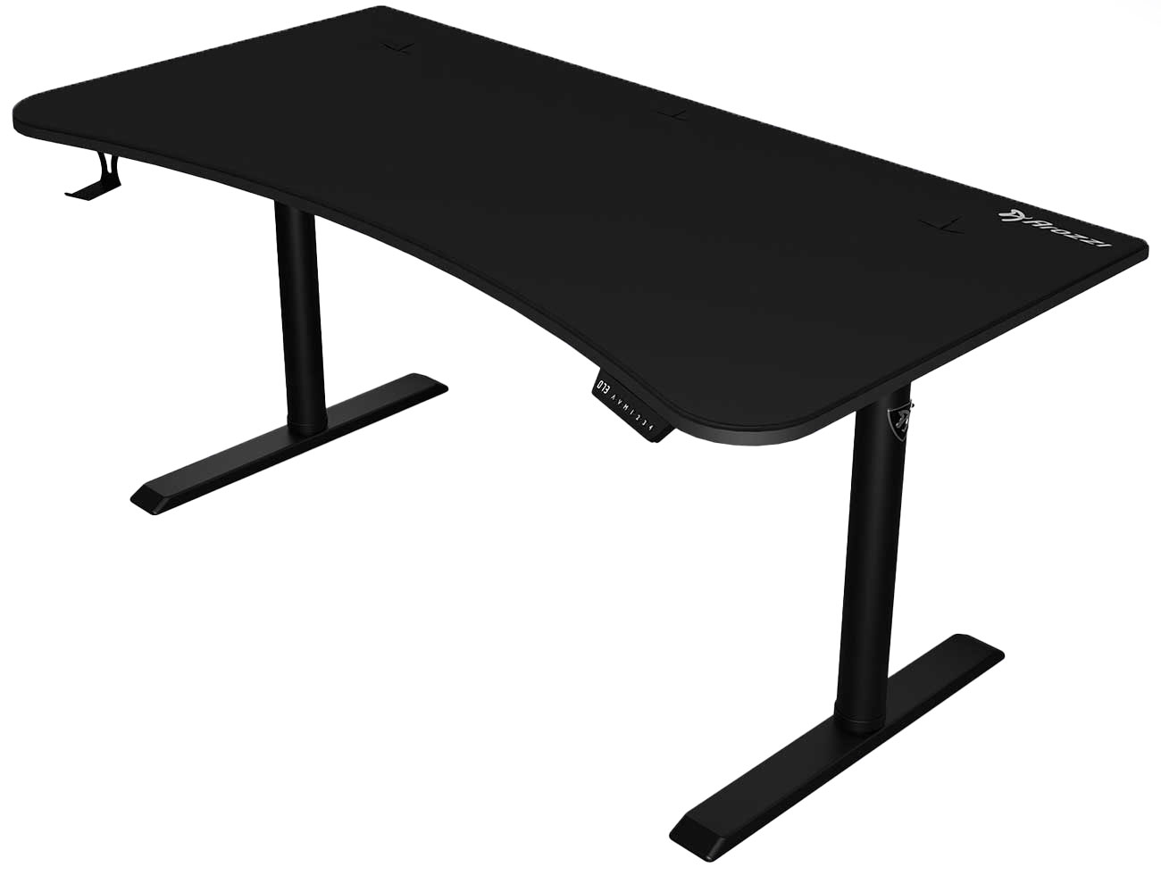 Arozzi ARENA MOTO Motorized Gaming Desk in Black - AZ-ARENA-MOTO