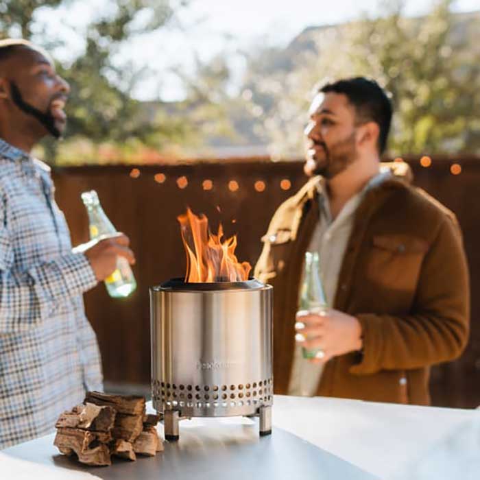 Solo Stove Mesa XL Stainless Steel Tabletop Fire Pit | Abt