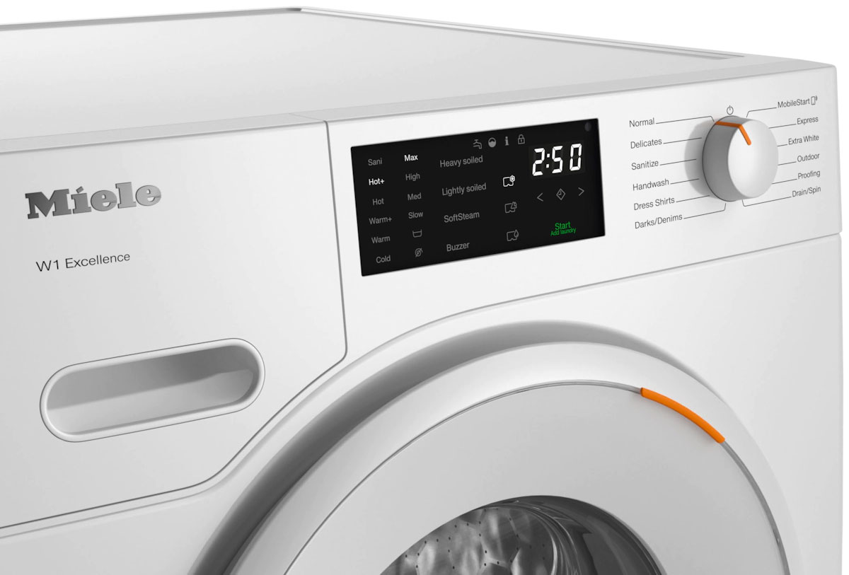 Miele 24" Lotus White Front Load Washer 11614070 | Abt