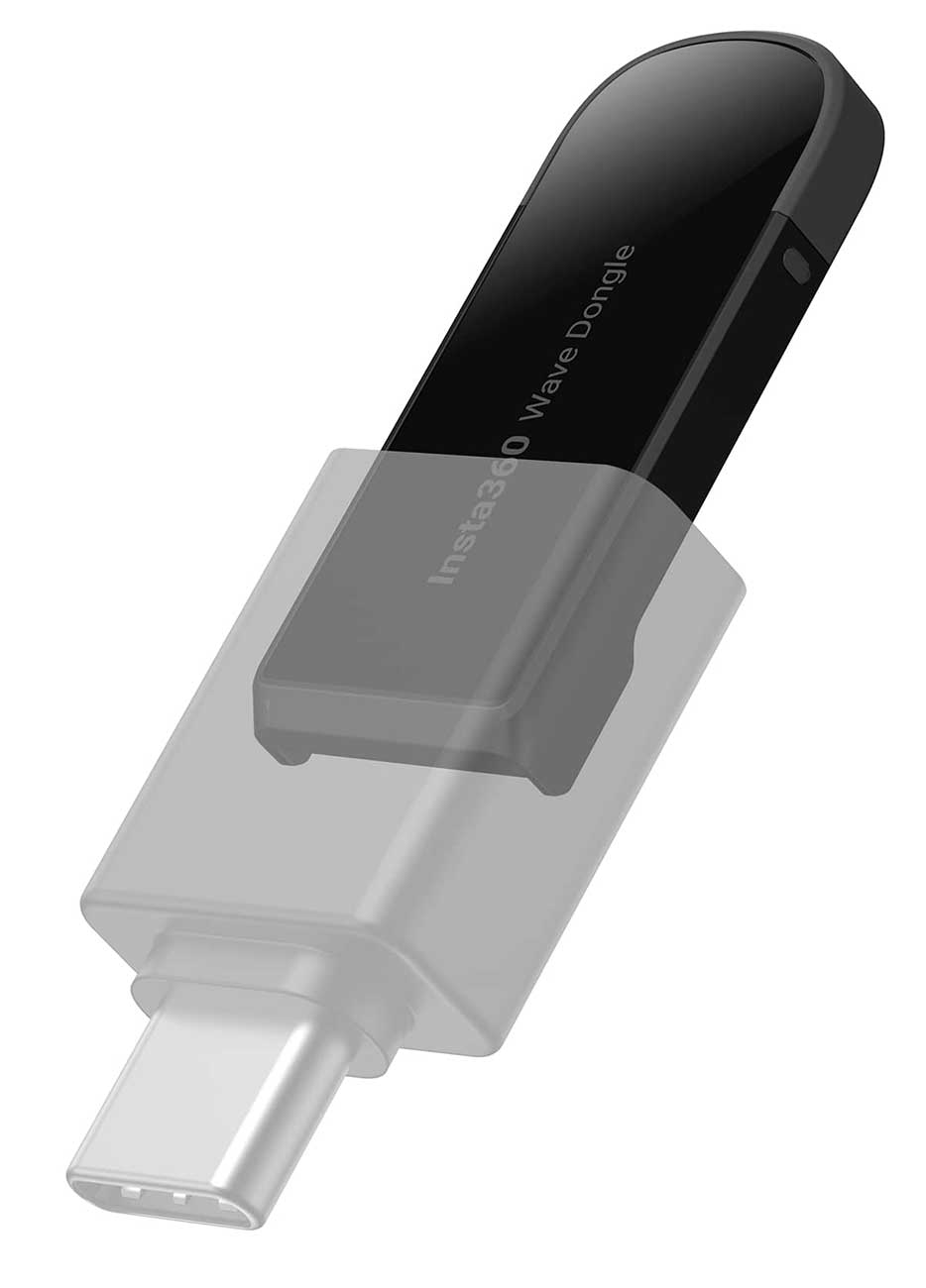 Insta360 Wave Dongle in Graphite Black - CINSBBCA-01 | Abt
