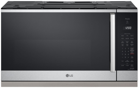 LG Over-the-Range Microwave Smart Low Profile 1.3 Cu. Ft. in Stainless ...