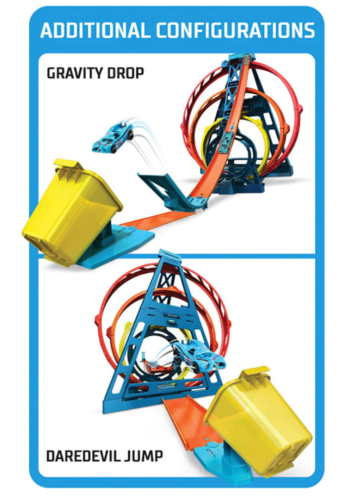 Hot Wheels Track Builder Triple Loop Kit - HWTRIPLELOOP | Abt