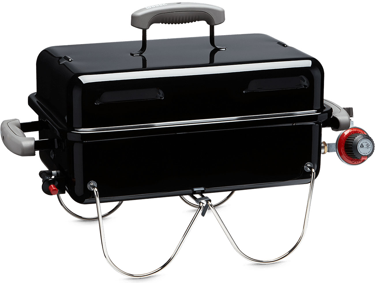Weber 21" Go Anywhere Portable Black Gas Grill 1141001 | Abt