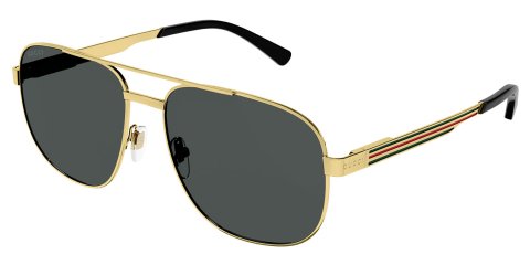 Gucci Round Gold GG0061S Gradient Sunglasses 56mm - GG0061S-001