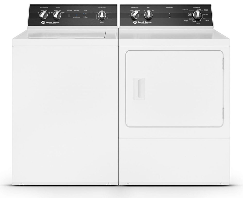Speed Queen Top Load Washer with Gas Dryer Laundry Package