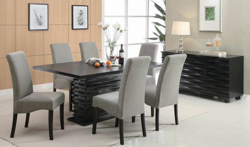 An Ultra-Modern Dining Room with Coaster Furniture | Abt