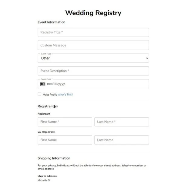 How to Build Your Abt Wedding Registry
