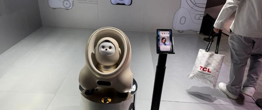 CES 2025: Meet the TCL Ai Me Companion Robot! | Abt