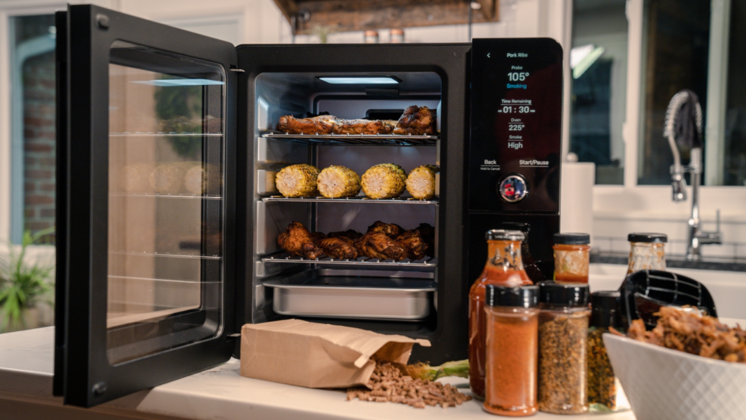 New & Now: GE Profile Smart Indoor Smoker | Abt