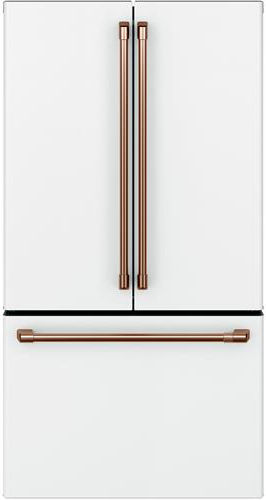 Cafe Brushed Copper Refrigeration Handle Kit - CXLB3H3PMCU