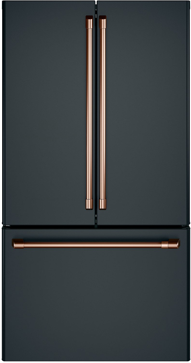 Cafe Brushed Copper Refrigeration Handle Kit - CXLB3H3PMCU