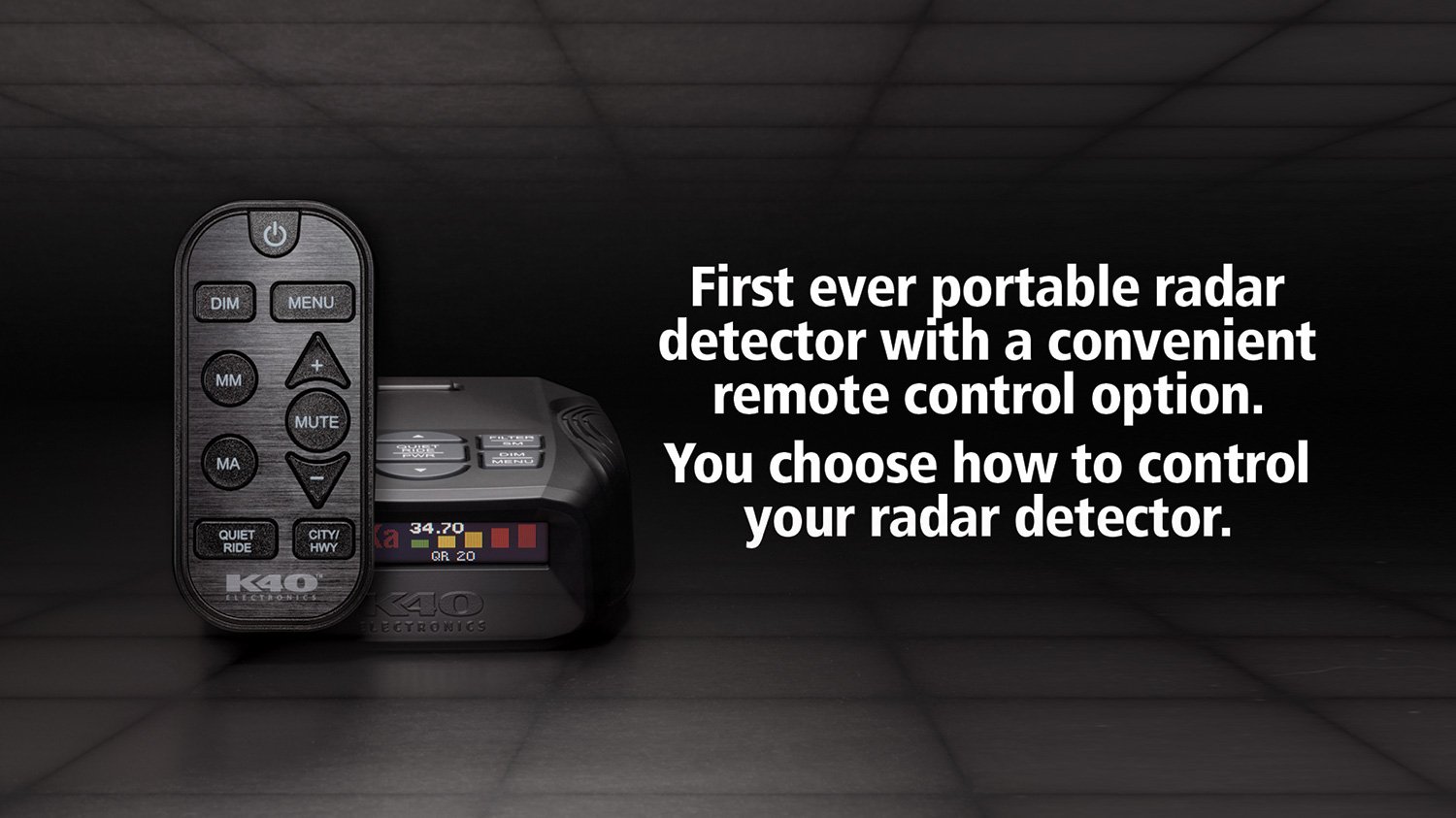 K40 Platinum100 Portable Radar And Laser Detector - K40-100