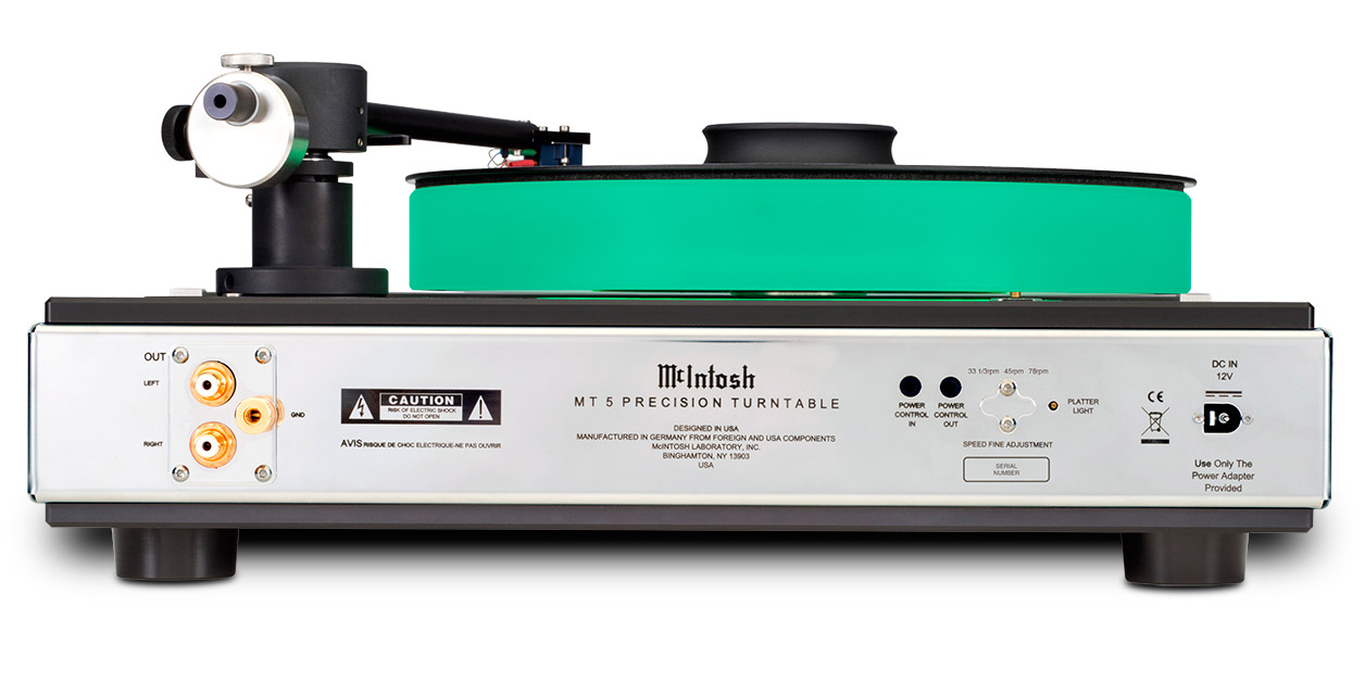 McIntosh Black MT5 Precision Turntable - MT5