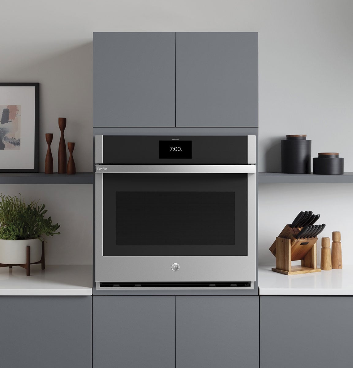 GE Profile ADA 30" Convection Single Oven PTS7000SNSS | Abt
