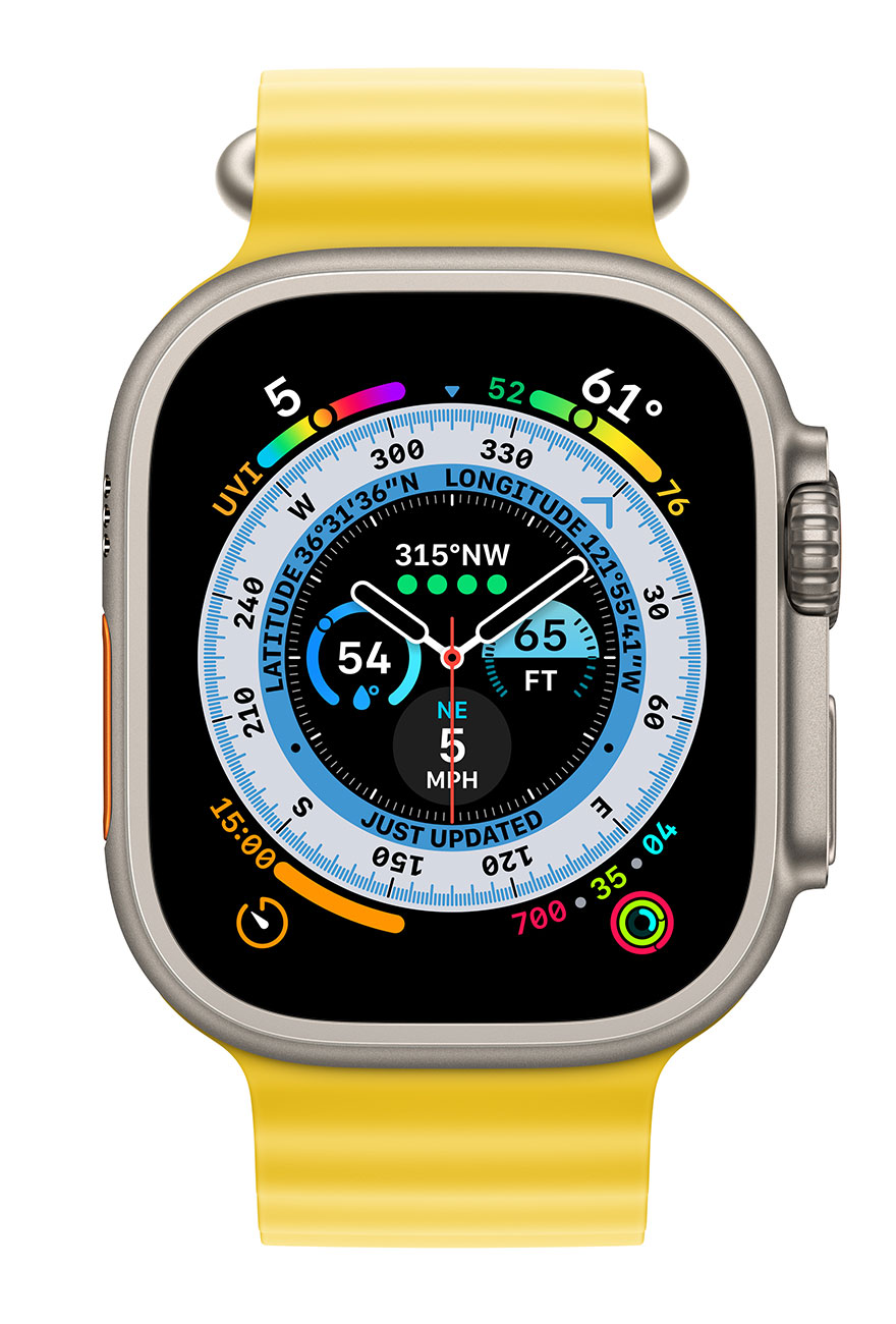 Apple Watch Ultra Titanium Yellow Ocean - MNH93LL/A | Abt